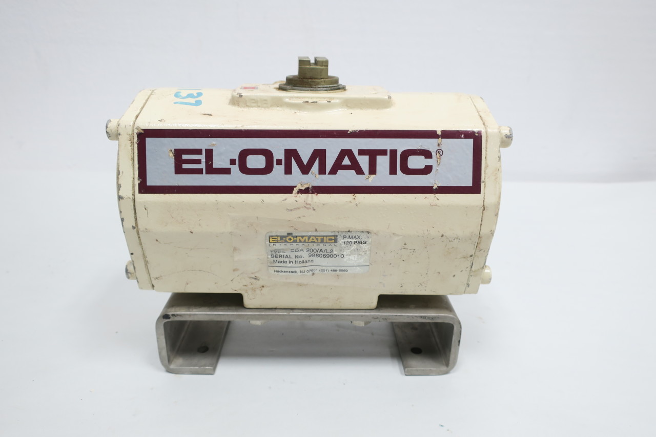 EL-O-MATIC EDA 200/A/L2 120PSI PNEUMATIC VALVE ACTUATOR - MRO INDUSTRIAL