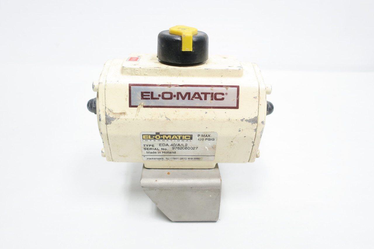 EL-O-MATIC EDA 40/A/L2 120PSI PNEUMATIC VALVE ACTUATOR - MRO INDUSTRIAL