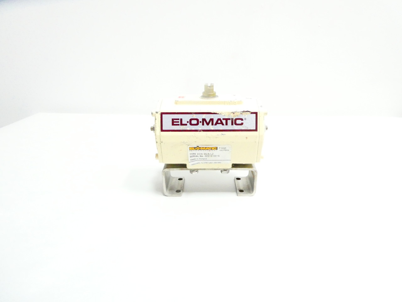 EL-O-MATIC EDA 65/A/L2 PNEUMATIC VALVE ACTUATOR - MRO INDUSTRIAL