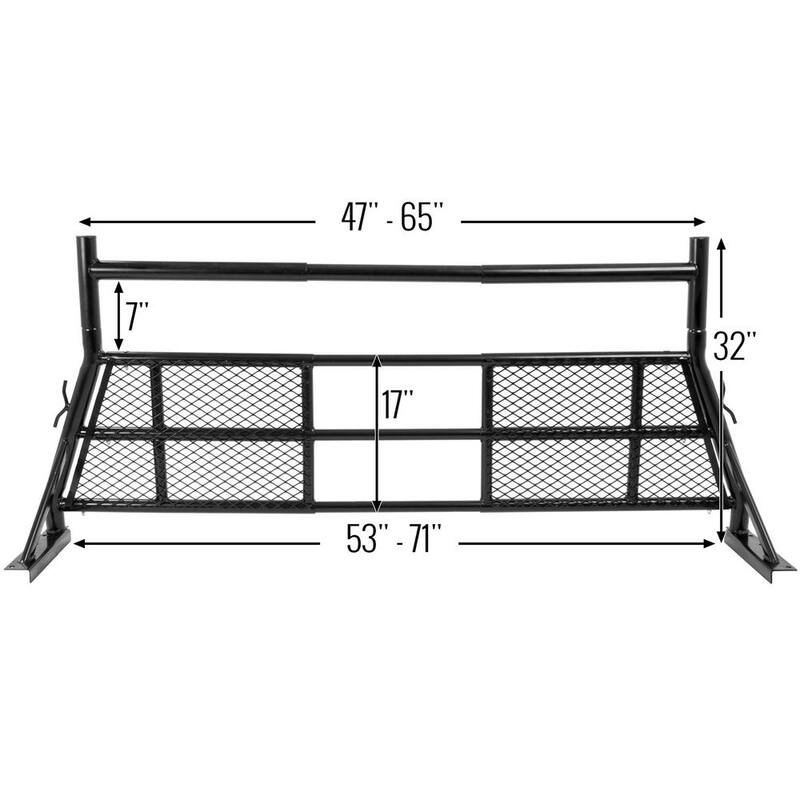 Apex 500 lbs. Pickup Truck Utility and Headache Rack Bundle - SLR-HA ...
