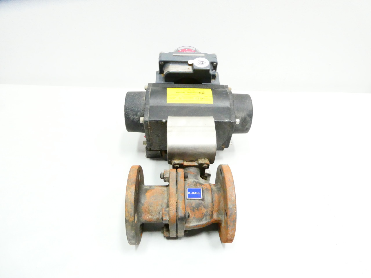 KEYSTONE F190 PNEUMATIC F89U-009 STEEL FLANGED TXP-M21GNEM 1-1/2IN ...