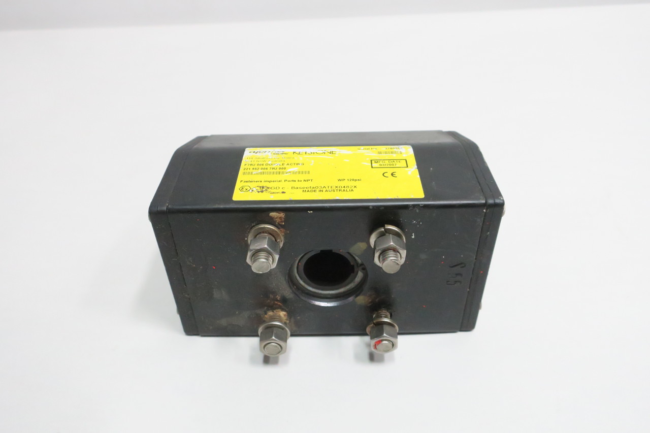 KEYSTONE F79U 006 221-952-006-79U-000 120PSI PNEUMATIC VALVE ACTUATOR ...