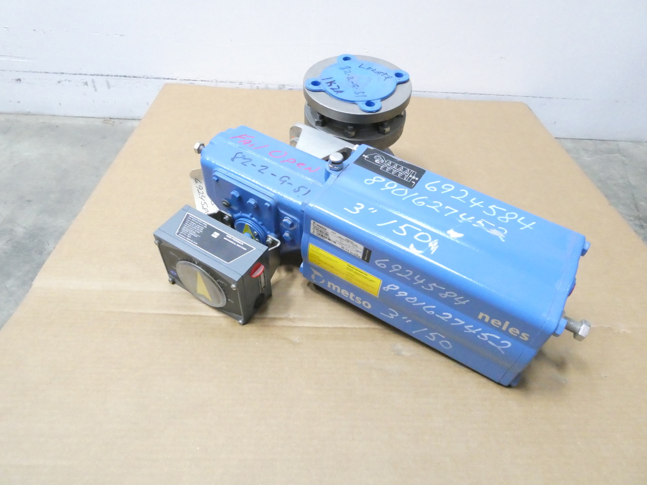 METSO M2CA03APTA PNEUMATIC B1JU10/40L 150 STAINLESS FLANGED R300 3IN ...