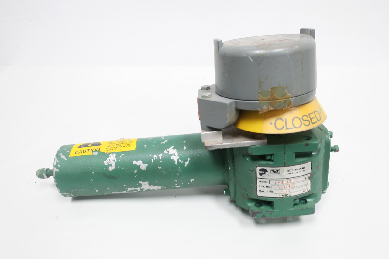 TEXSTEAM PAS-33-80 120PSI PNEUMATIC VALVE ACTUATOR - MRO INDUSTRIAL