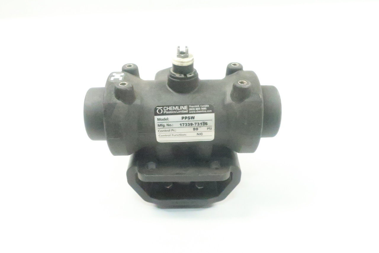 CHEMLINE PLASTICS PPSW 80PSI PNEUMATIC VALVE ACTUATOR - MRO INDUSTRIAL