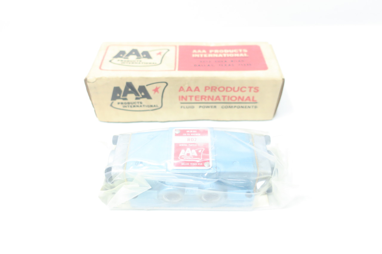 AAA PRODUCTS RO2 1/4IN NPT SOLENOID VALVE - MRO INDUSTRIAL