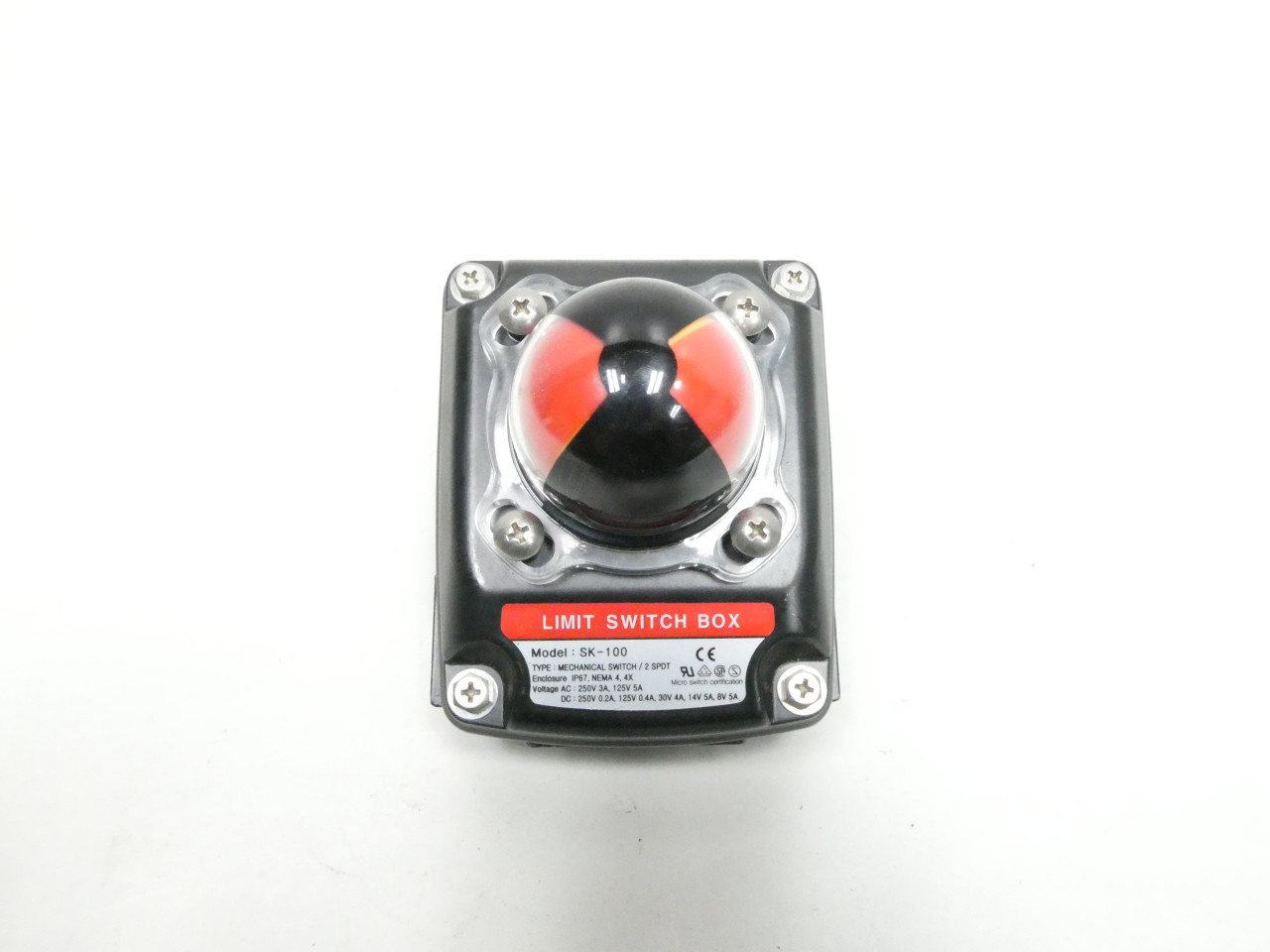 NA SK-100 LIMIT SWITCH BOX W/ 250V-AC VALVE POSITION INDICATOR - MRO ...