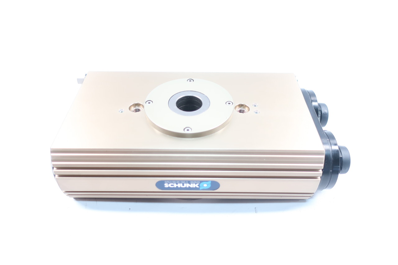 SCHUNK SRU+50-W-180-3 PNEUMATIC VALVE ACTUATOR - MRO INDUSTRIAL