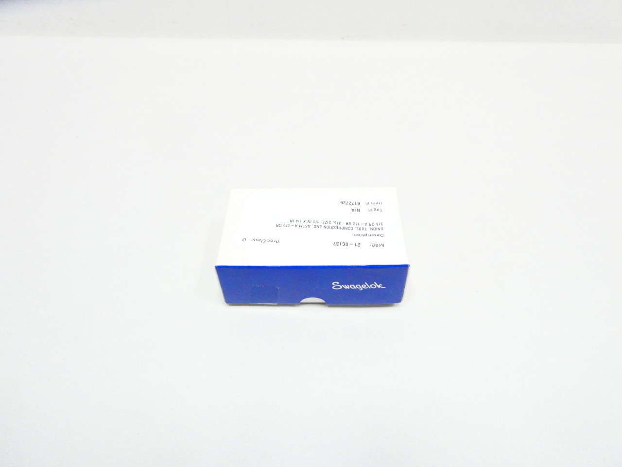 SWAGELOK SS-400-6 BOX OF 25 1/4IN STAINLESS TUBE PIPE UNION - MRO ...