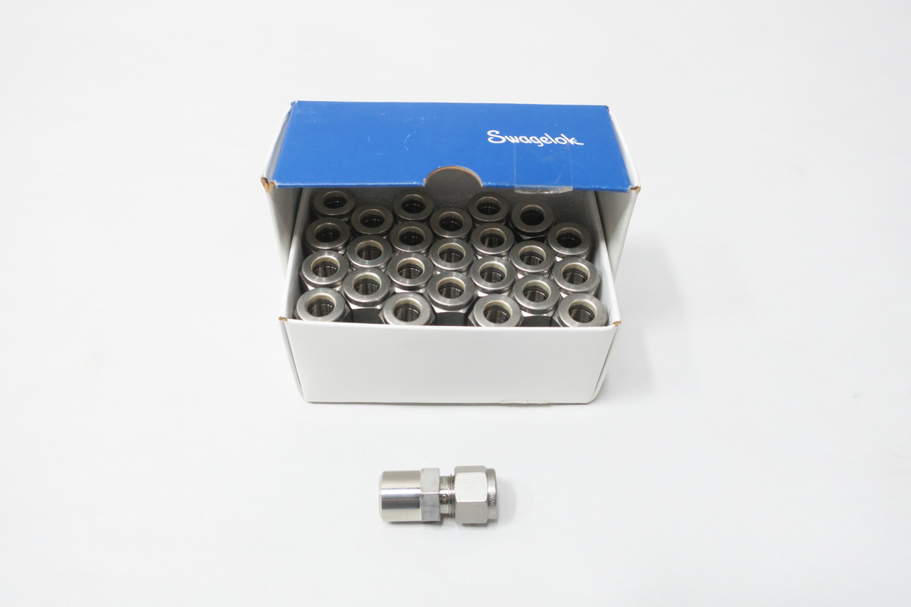 SWAGELOK SS-600-1-6W BOX OF 25 MALE CONNECTOR PIPE WELD 3/8IN 3/8IN ...