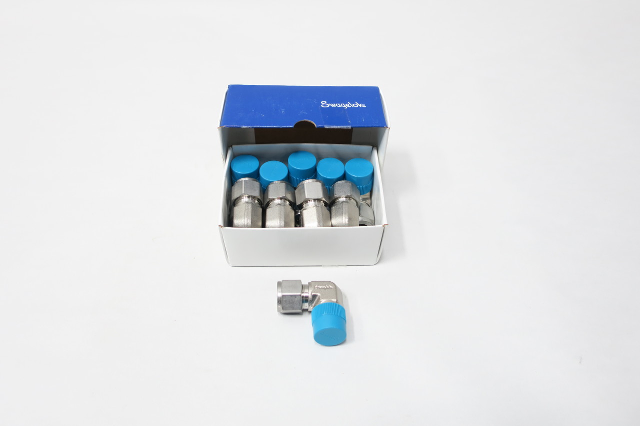 SWAGELOK SS-810-2-8 BOX OF 10 1/2IN 1/2IN STAINLESS NPT TUBE PIPE ELBOW ...