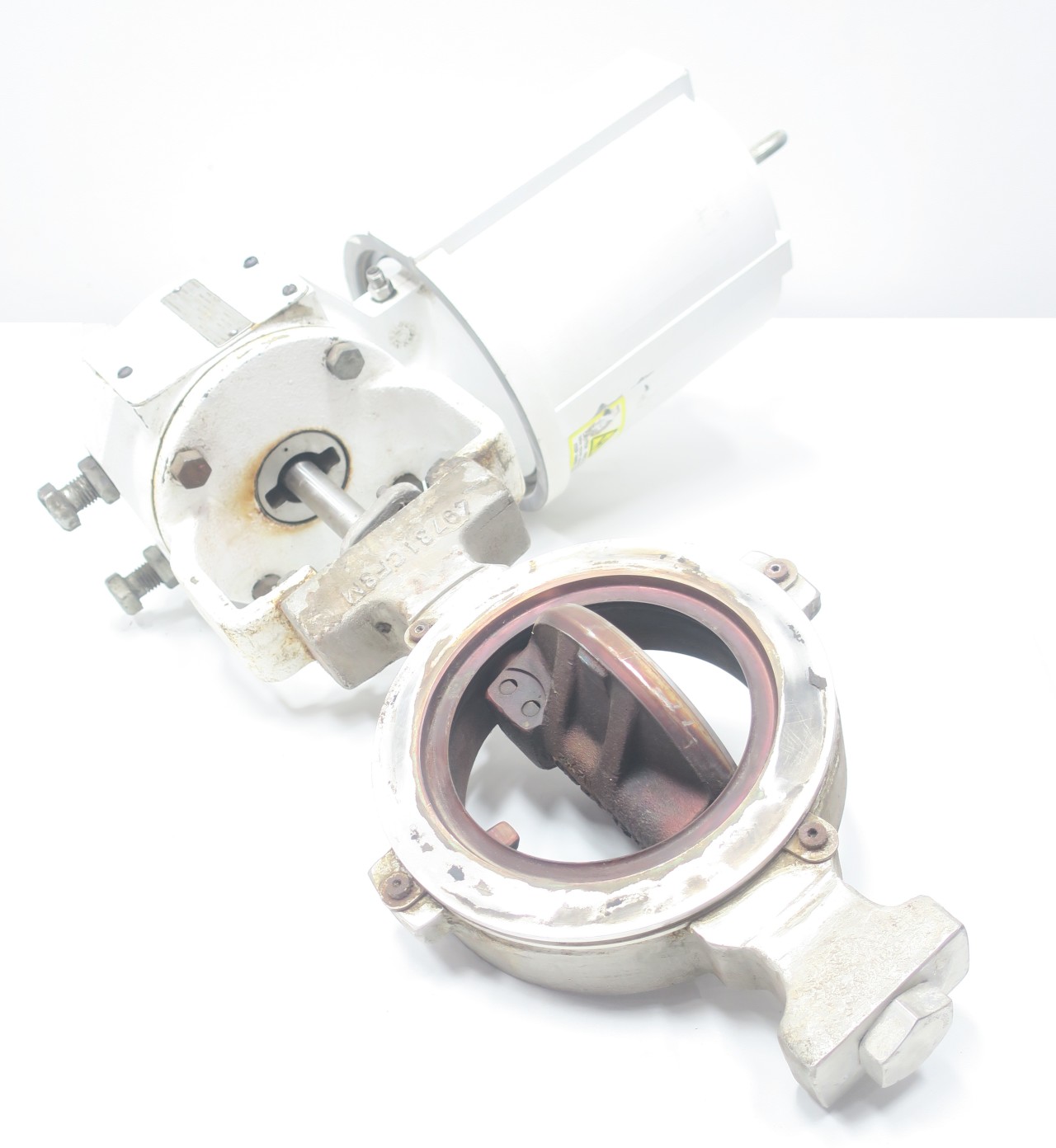 FLOWSERVE VALDISK VALTEK PNEUMATIC STAINLESS 150 STAINLESS WAFER 6IN ...