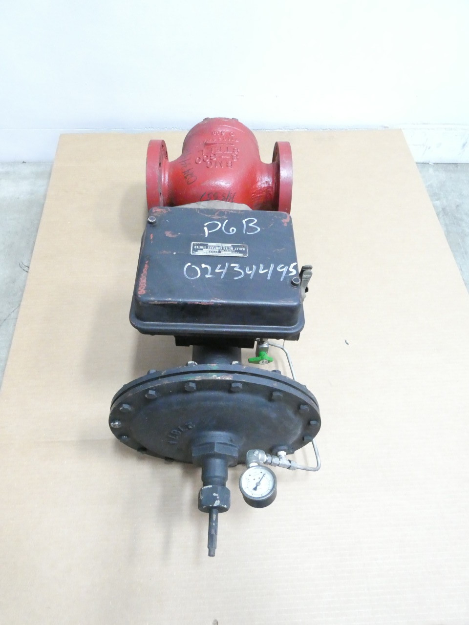 BAILEY METER XFBD FEEDWATER PNEUMATIC 300 STEEL FLANGED 3IN CONTROL ...