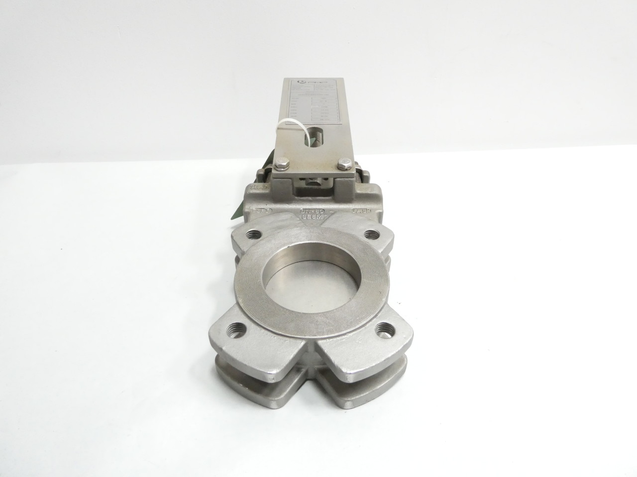 PMP ZFI-M 150 STAINLESS FLANGED 3IN KNIFE GATE VALVE - MRO INDUSTRIAL
