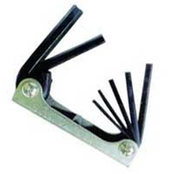 Keen 7 Piece Folding Metric Hex Bit Set - KE278673 - FerreDepot