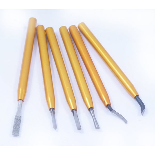 Hhip 6 Piece Mini Deburring & Scraping Tool Kit - 2001-0228 - FerreDepot