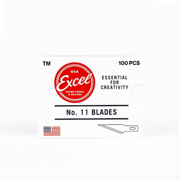 Excel Blades #11 Fine Point Knife Blades, 15 Pack Dispenser, 15PK ...