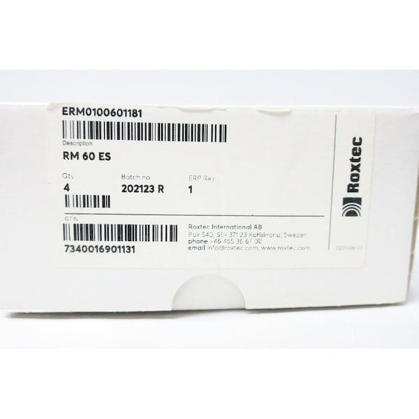 Roxtec RM 60 ES MODULE ENCLOSURE PARTS AND ACCESSORY, 4PK ...
