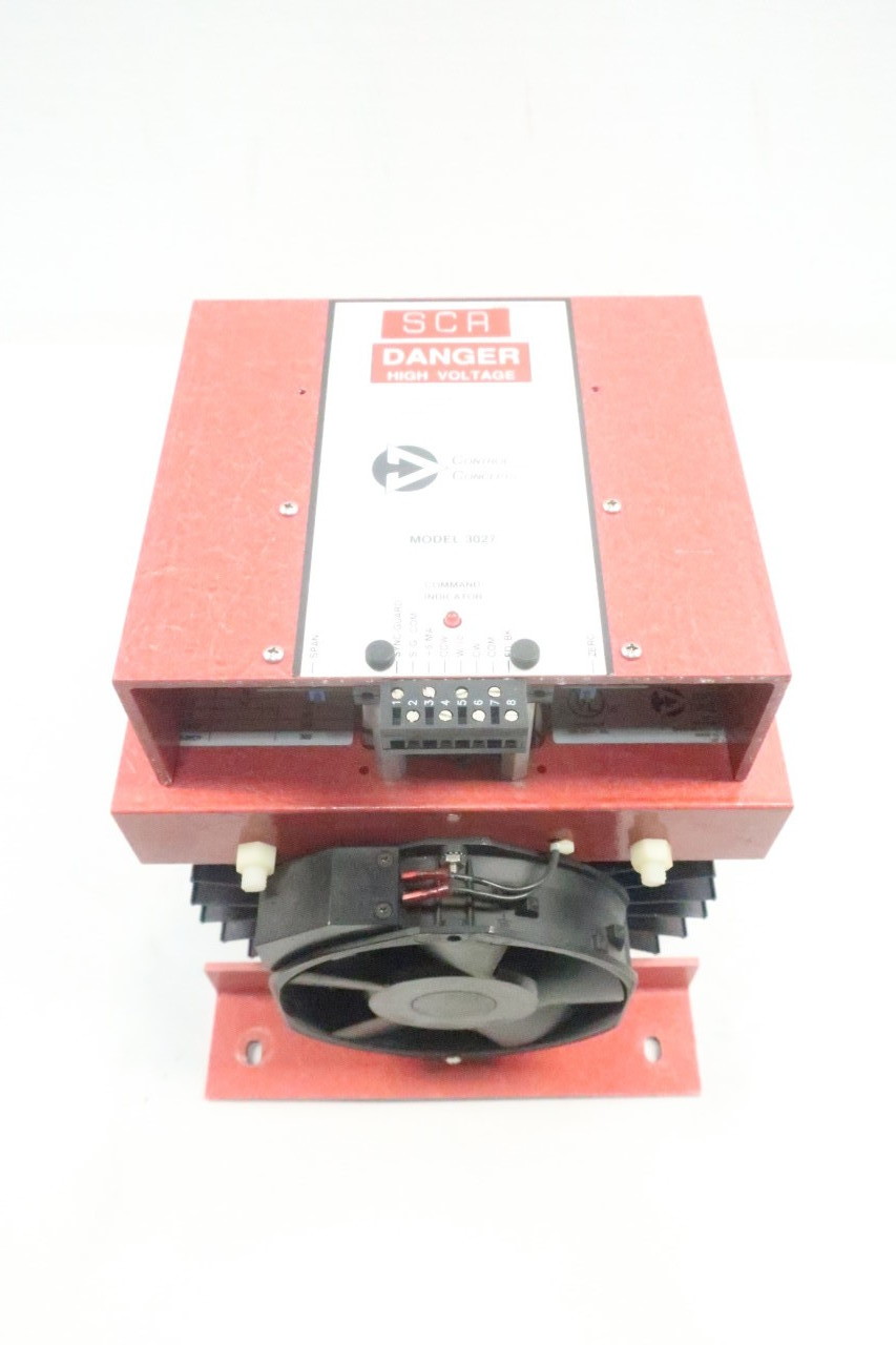 CONTROL CONCEPTS 3027-380V-145A-4/20MA POWER CONTROLLER 3PH 145A AMP ...
