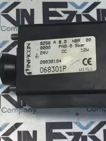Inficon Solenoid Valve 0256 A 8 - MRO INDUSTRIAL