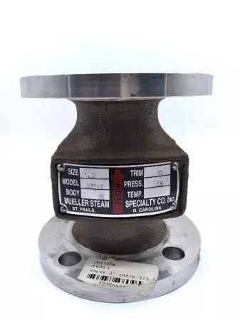 Mueller Steam Speciality Check Valve 105MHT - MRO INDUSTRIAL