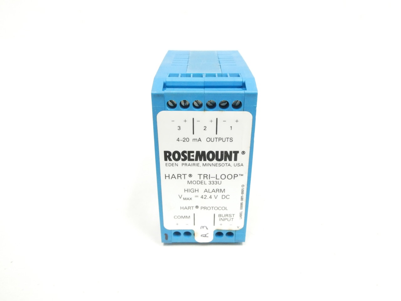 ROSEMOUNT 333UC2 HART TRI-LOOP SIGNAL 4-20MA 0.55-0.89G/CUCM OTHER ...