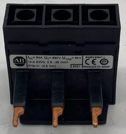 Allen-Bradley Compact Bus Bar Feeder Terminal 140M-C-WTEN SER.A - MRO ...