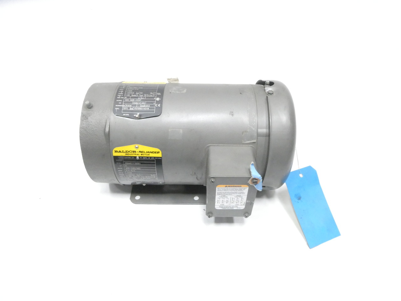 BALDOR 35N401Y183G1 145TCZ 3PH 2HP 1725RPM 208-230/460V-AC AC MOTOR ...