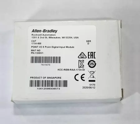 Allen-Bradley Digital Input Module 1734-IB8 SER.D - MRO INDUSTRIAL