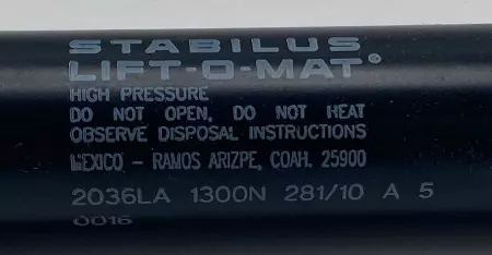 Stabilus Gas Spring 2036LA - MRO INDUSTRIAL
