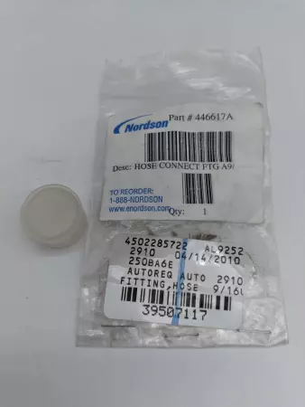 NORDSON Glue Hose Connect Fitting 446617A - MRO INDUSTRIAL
