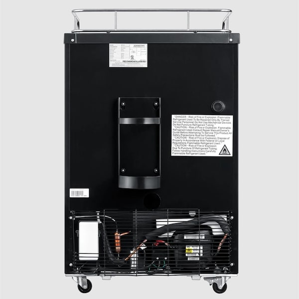 Edgestar 24 Inch Wide Kegerator Conversion Refrigerator for Full Size ...