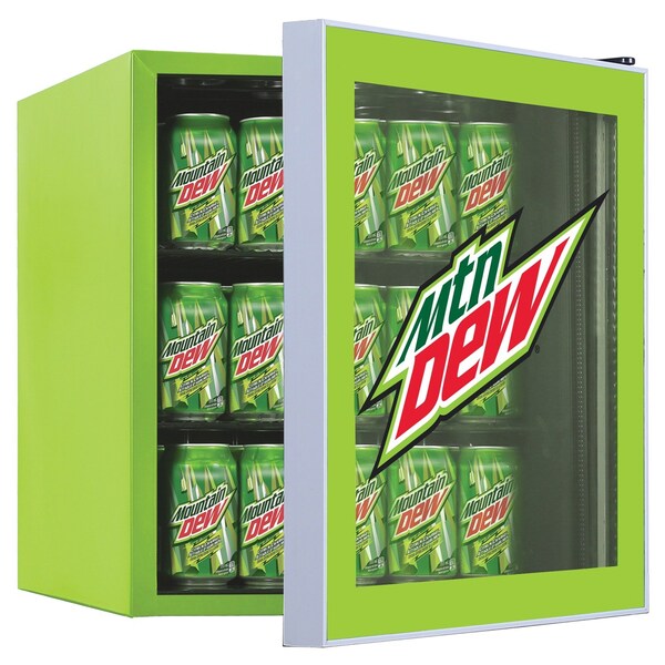 Mountain Dew 1.8 Cubic-Foot Compact Refrigerator with Glass Door ...