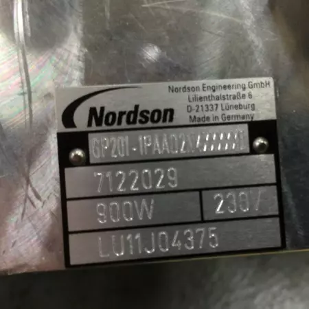 Nordson Remote Metering Station 7122029 - MRO INDUSTRIAL