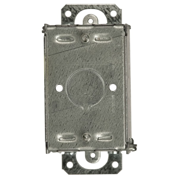 Raco Electrical Box, 14 cu in, Switch Box Type, 1 Gang, Galvanized Zinc ...