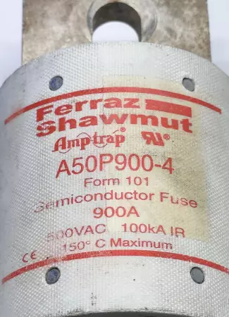 Ferraz Shawmut Semiconductor Fuse A50P900-4 - MRO INDUSTRIAL