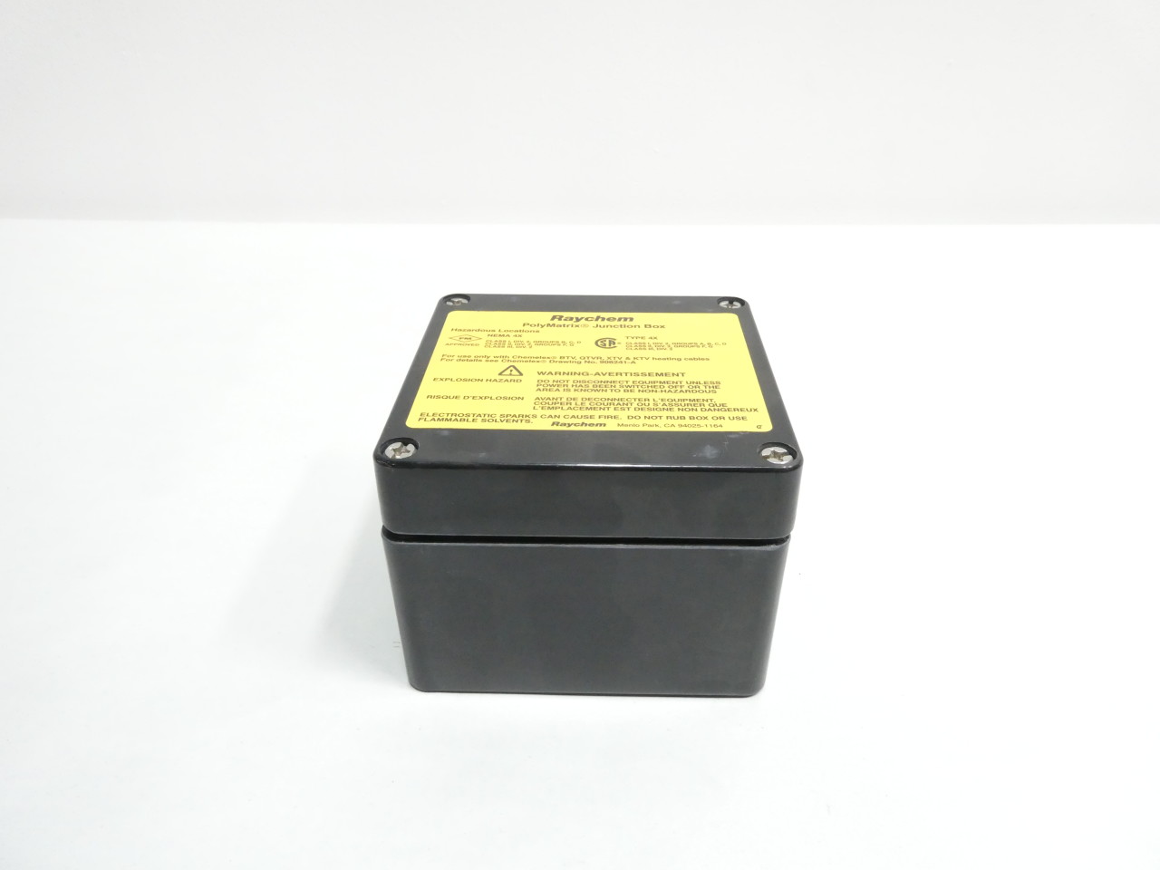 RAYCHEM 4X POLY MATRIX JUNCTION BOX ENCLOSURE - MRO INDUSTRIAL