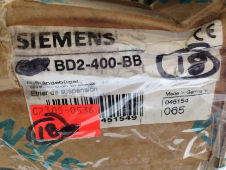 Siemens Suspension Brackets BD2-400-BB - MRO INDUSTRIAL