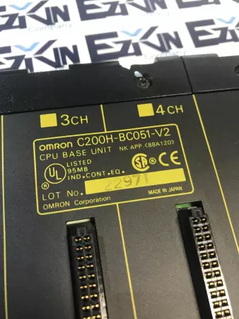 Omron CPU Base Unit C200H-BC051-V2 - MRO INDUSTRIAL