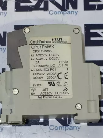 Fuji Electric Circuit Protector. CP31FM/5K - MRO INDUSTRIAL
