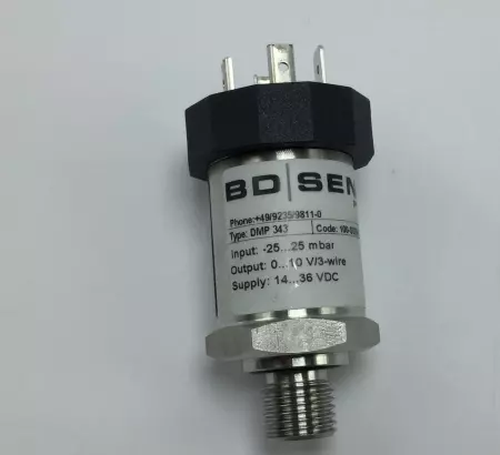 BD SENSORS PRESSURE TRANSMITTER DMP-343 - MRO INDUSTRIAL