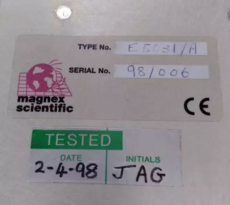 Magnex Scientific Liquid Nitrogen Monitor E5031 - MRO INDUSTRIAL