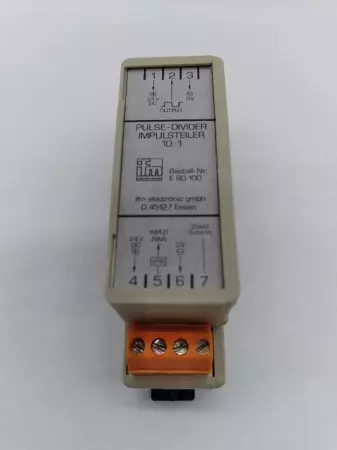 IFM Electronic Pulse Divider E80100 - MRO INDUSTRIAL