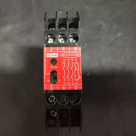 Banner Safety Relay ES-FA-6G - MRO INDUSTRIAL