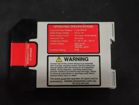 Banner Safety Relay ES-FA-6G - MRO INDUSTRIAL