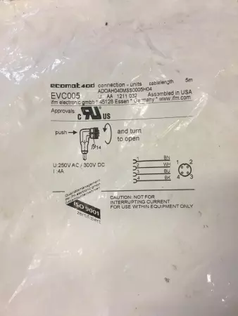 Ecomat Sensor Cable EVC005 - MRO INDUSTRIAL
