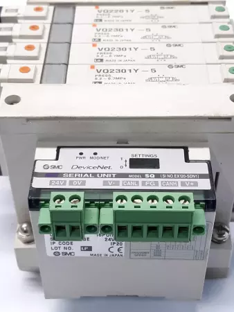SMC Interface Unit with Solenoid Valves EX120- SDN1 - MRO INDUSTRIAL
