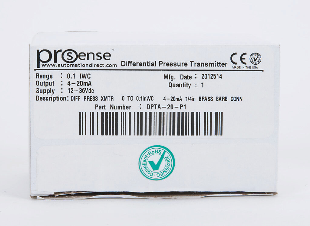 ProSense DPTA-20-P1 - EZControles