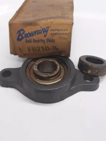 Browning Flange Ball Bearing Pillow Block FB210-7/8 - MRO INDUSTRIAL