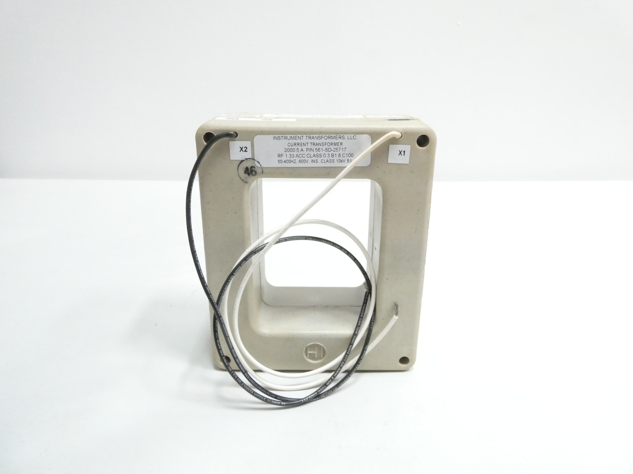 INSTRUMENT TRANSFORMER 561-SD-25717 2000:5 600V-AC CURRENT TRANSFORMER ...